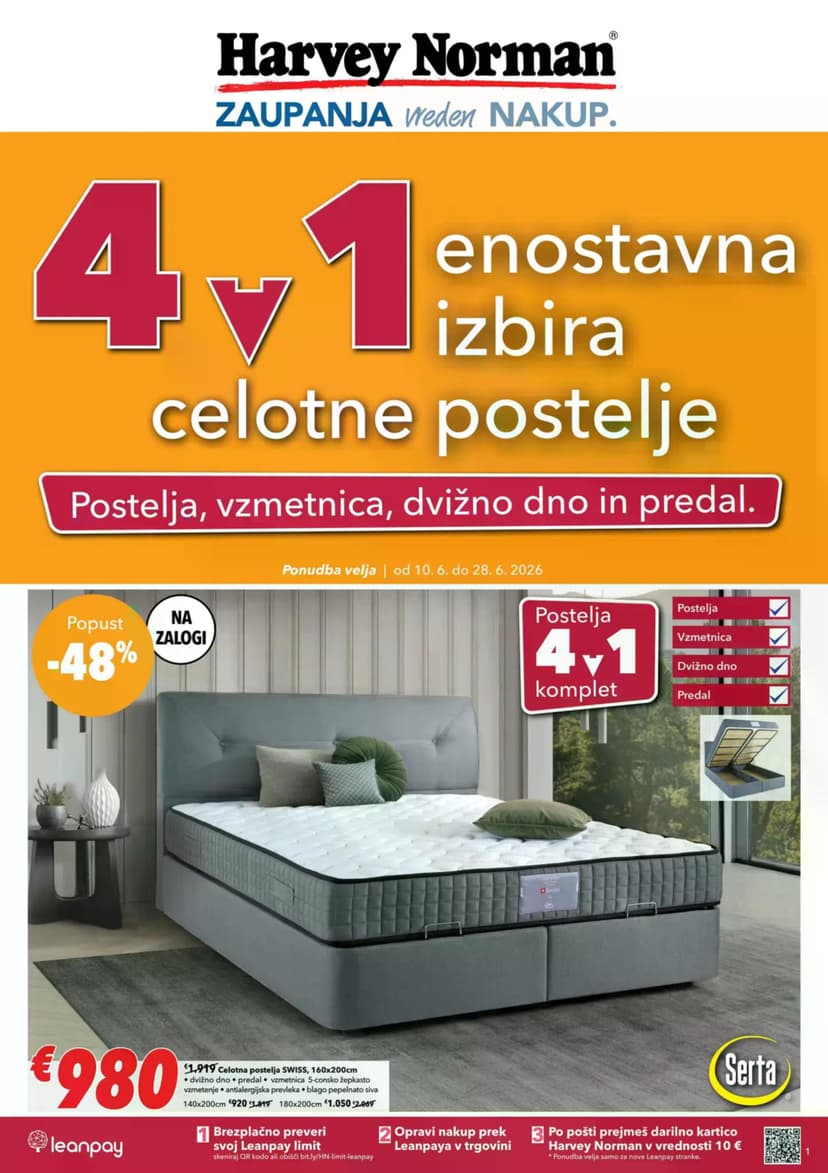 Harvey Norman katalog: Vsi novi letaki in vikend akcije (Junij 2026)