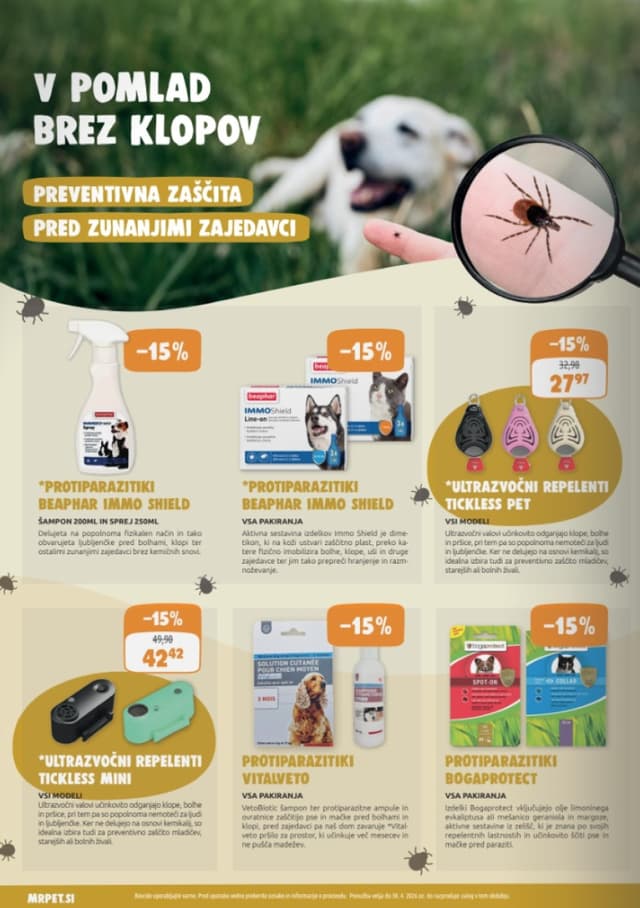 Mr. Pet katalog: Vsi novi letaki in vikend akcije (April 2026)