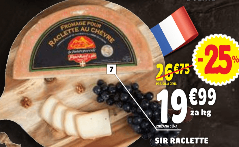 Sir Raclette: Akcija in Cena (E.Leclerc) od 29.10. | NajCena.si