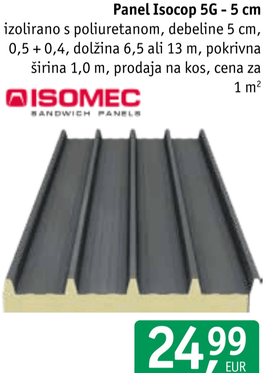 Panel Isocop 5G: Akcija in Cena (Jager) od 26.11. | NajCena.si